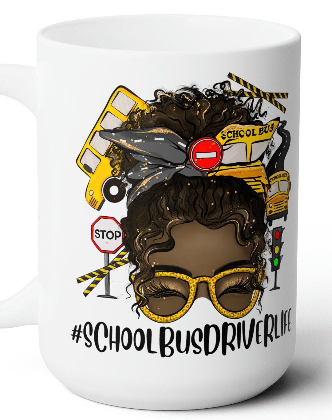 Gift for Bus Driver Day 15 0z Mug, Mug Gift, School Bus Driver Mug, Bus ...