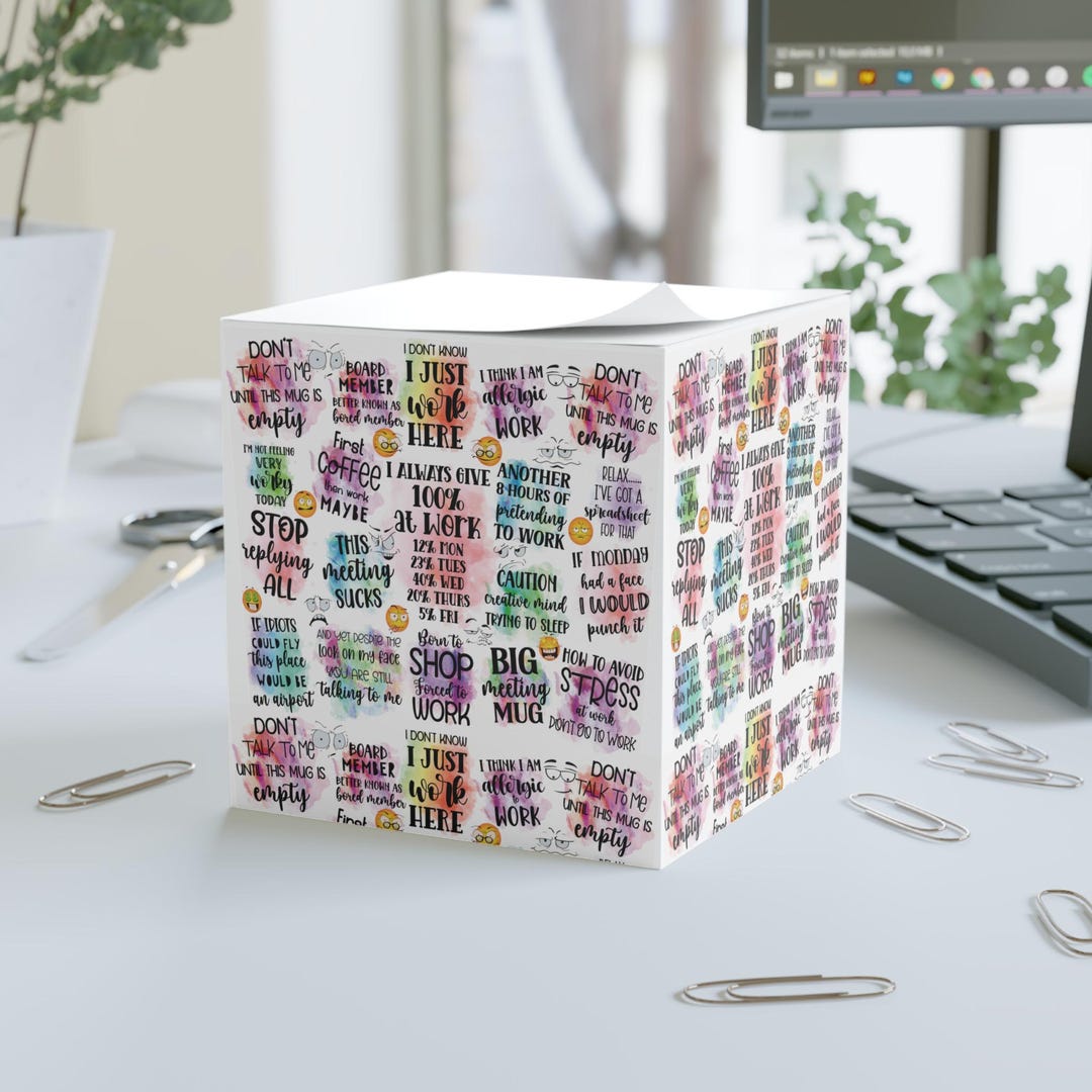 Note Cube Funny Administrative Professional,gift for Administrative ...