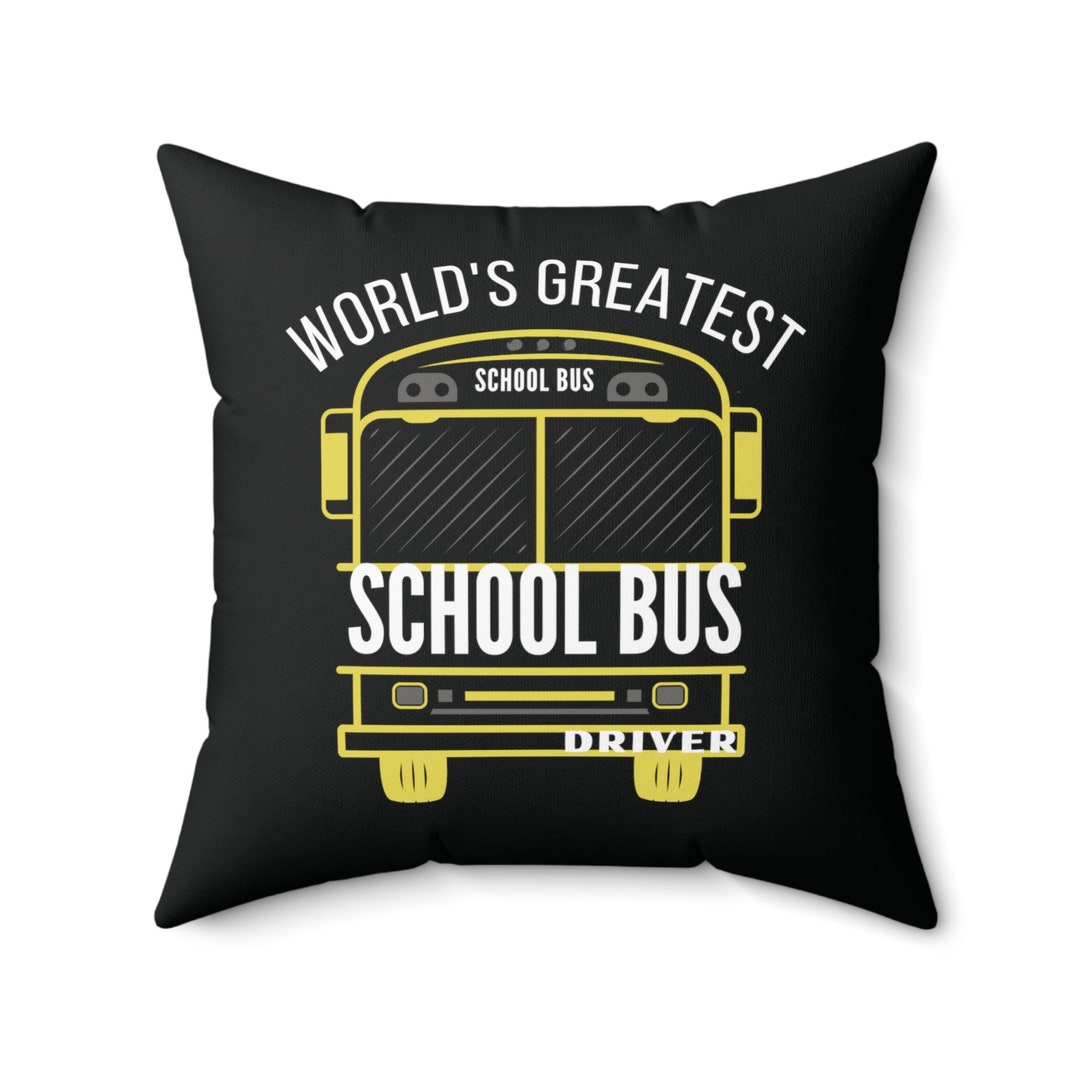 Gift for Bus Driver,pillow Gift,school Bus Driver Pillow,bus Driver ...