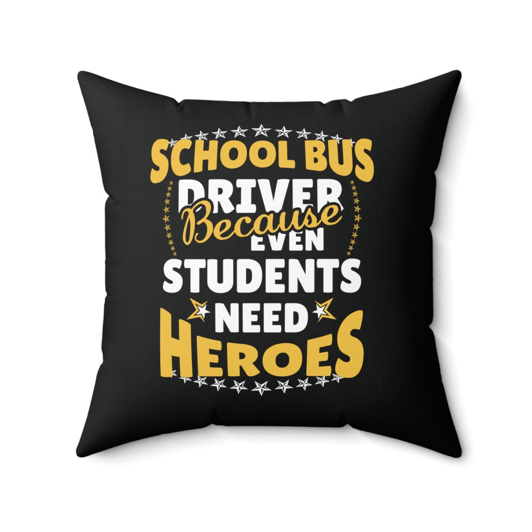 Gift for Bus Driver,pillow Gift,school Bus Driver Pillow,bus Driver ...