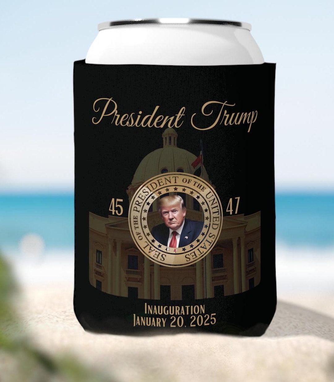 Trump Inauguration Can Cooler Sleeve,2025 Inauguration Cooler ...