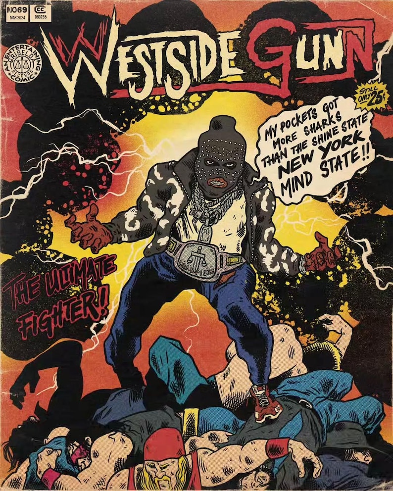 Westside Gunn Magazine T-shirt - Etsy