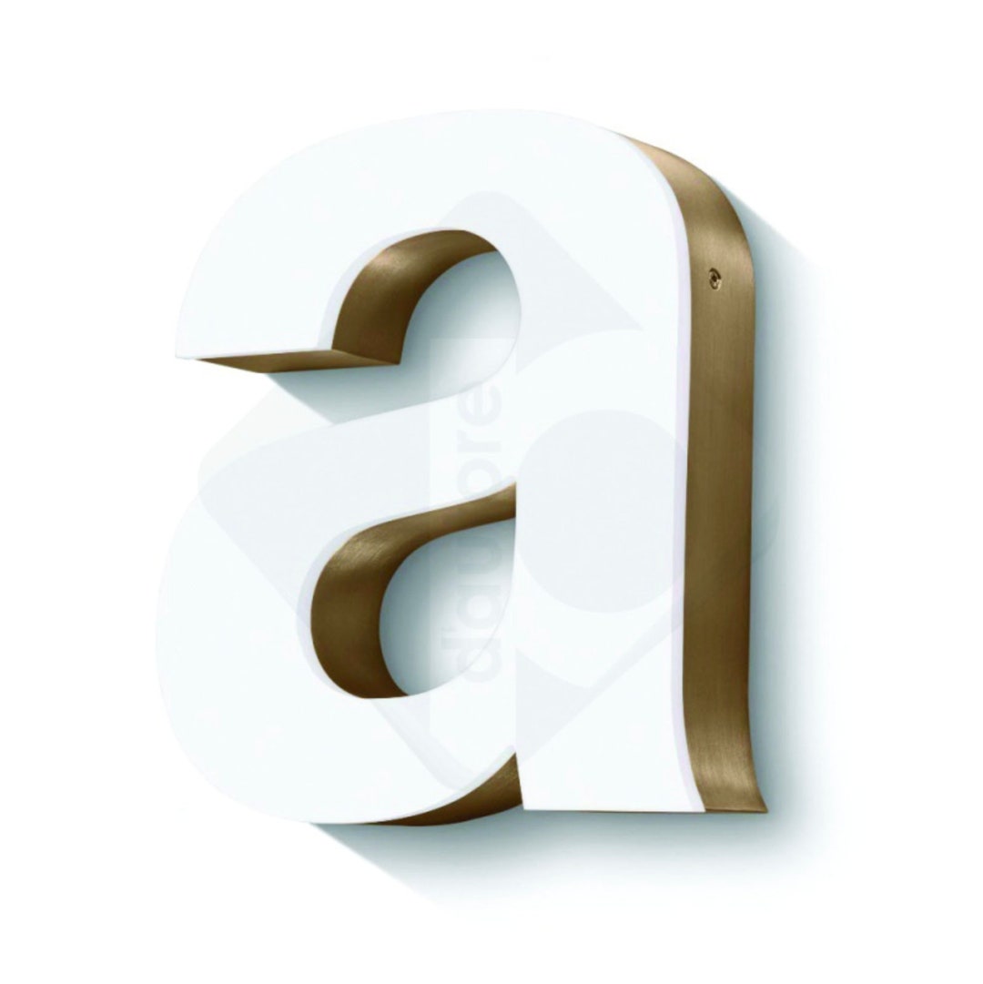 3D Light Box Letters in Aluminum and Opal Plexiglass - Etsy