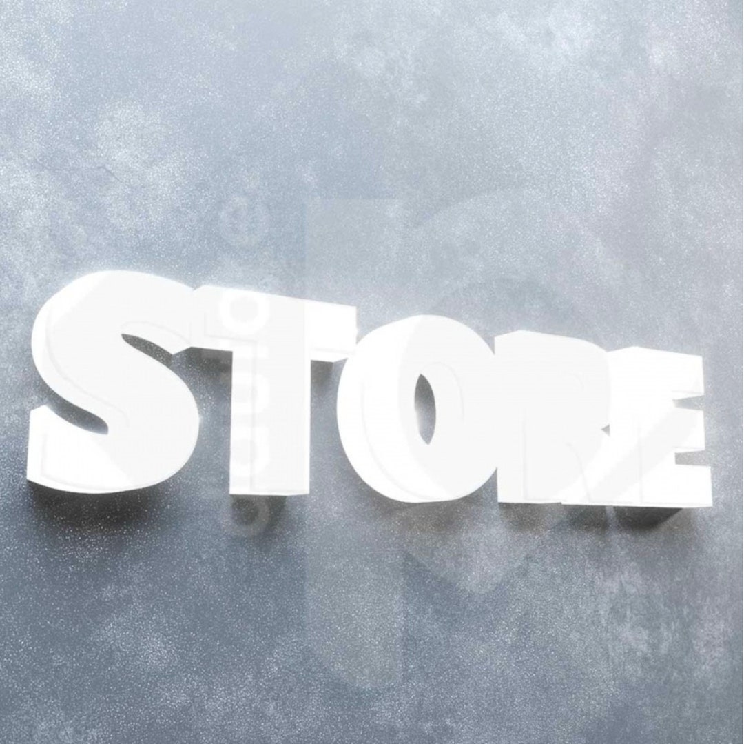 3D Light Letters in Opal Plexiglass Boxes. - Etsy