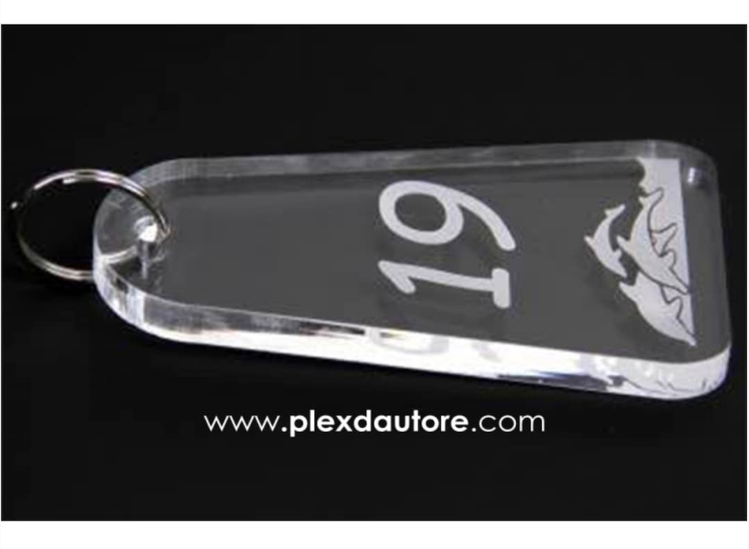 Personalized "slime" Keychain in Transparent Plexiglass - Etsy