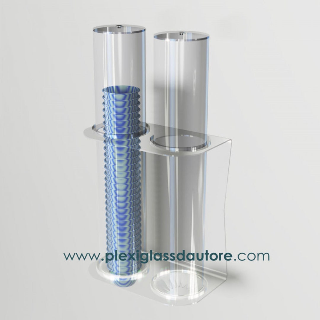 Plexiglass Wall Mounted Ice Cream Cup Holder 2 Rows - Etsy