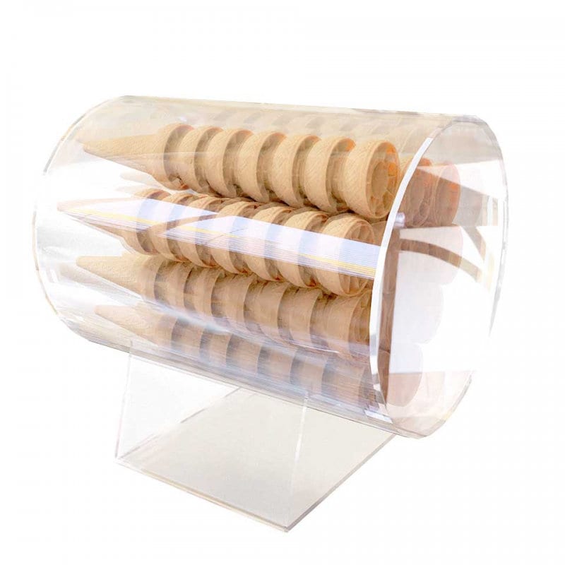 Circular Plexiglass Countertop Ice Cream Cone Holder for 96 Cones - Etsy