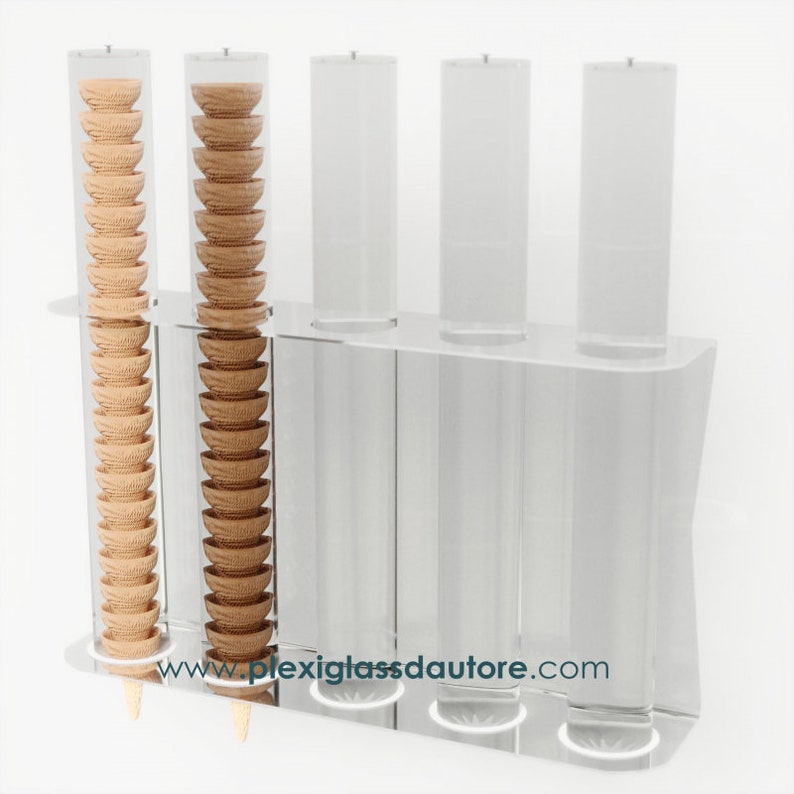 Plexiglass Cone Holder Wall Mounted 5 Rows - Etsy