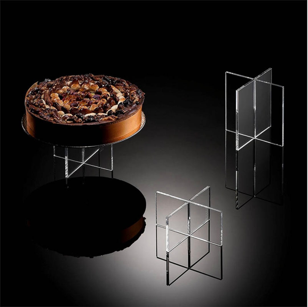 Plexiglass Cake Stand 5 Cm, 10 Cm or 15 Cm High - Etsy