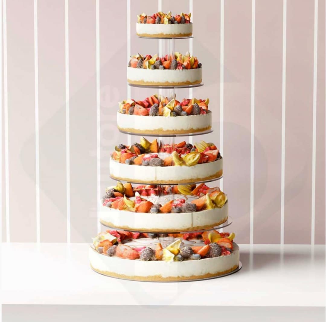 Plexiglass Cake Stand (2 to 6 Stands) - Etsy