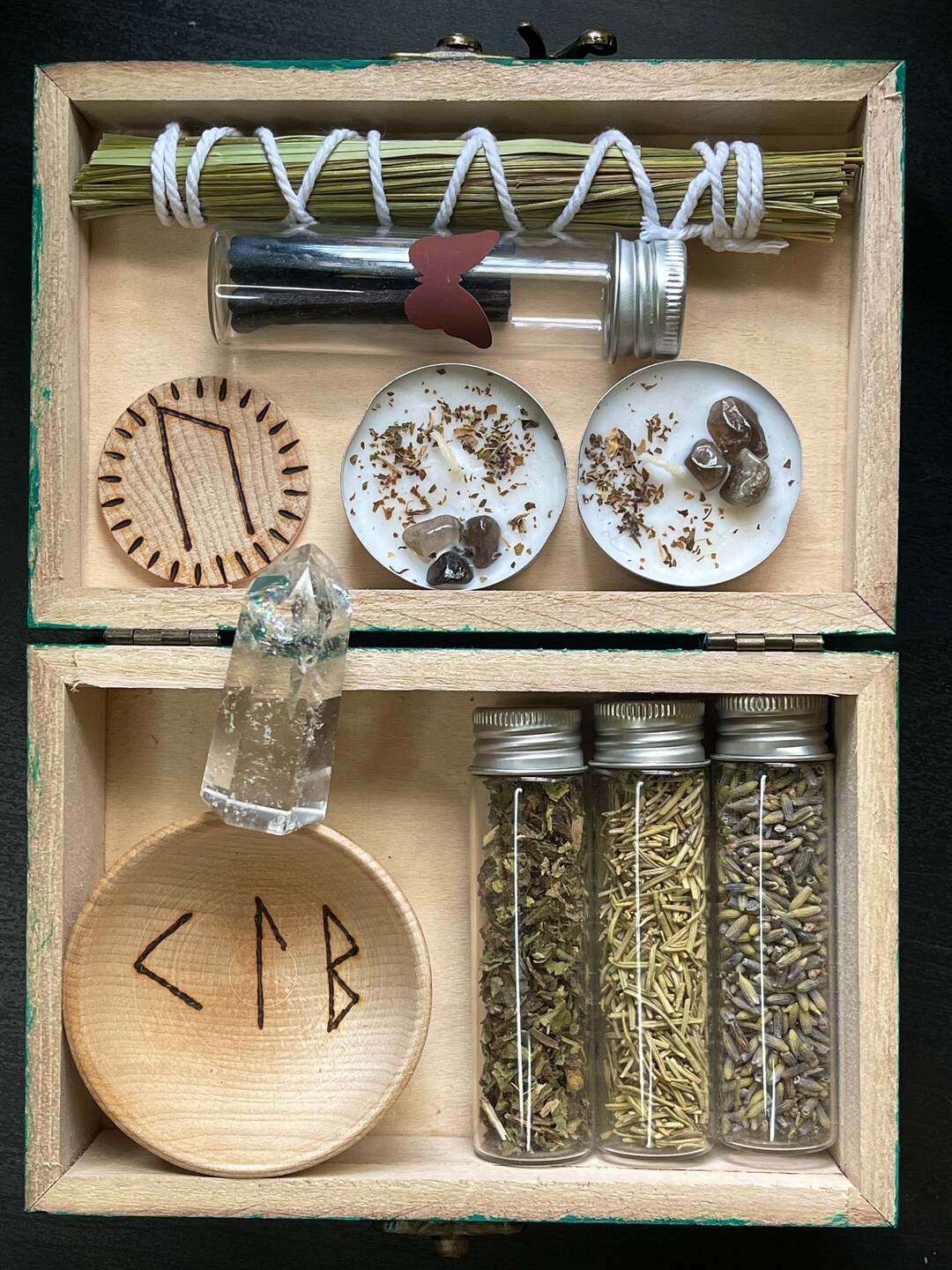 Eir Altar Box Green Witch Altar Box - Etsy