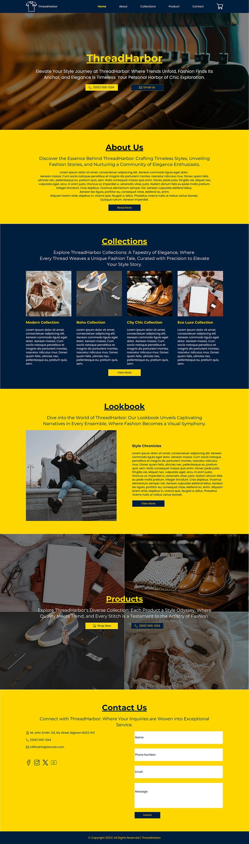 Automotive Website Design Template - Etsy