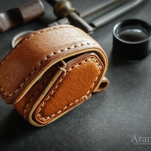 Handcrafted Loupe Leather Case - Etsy