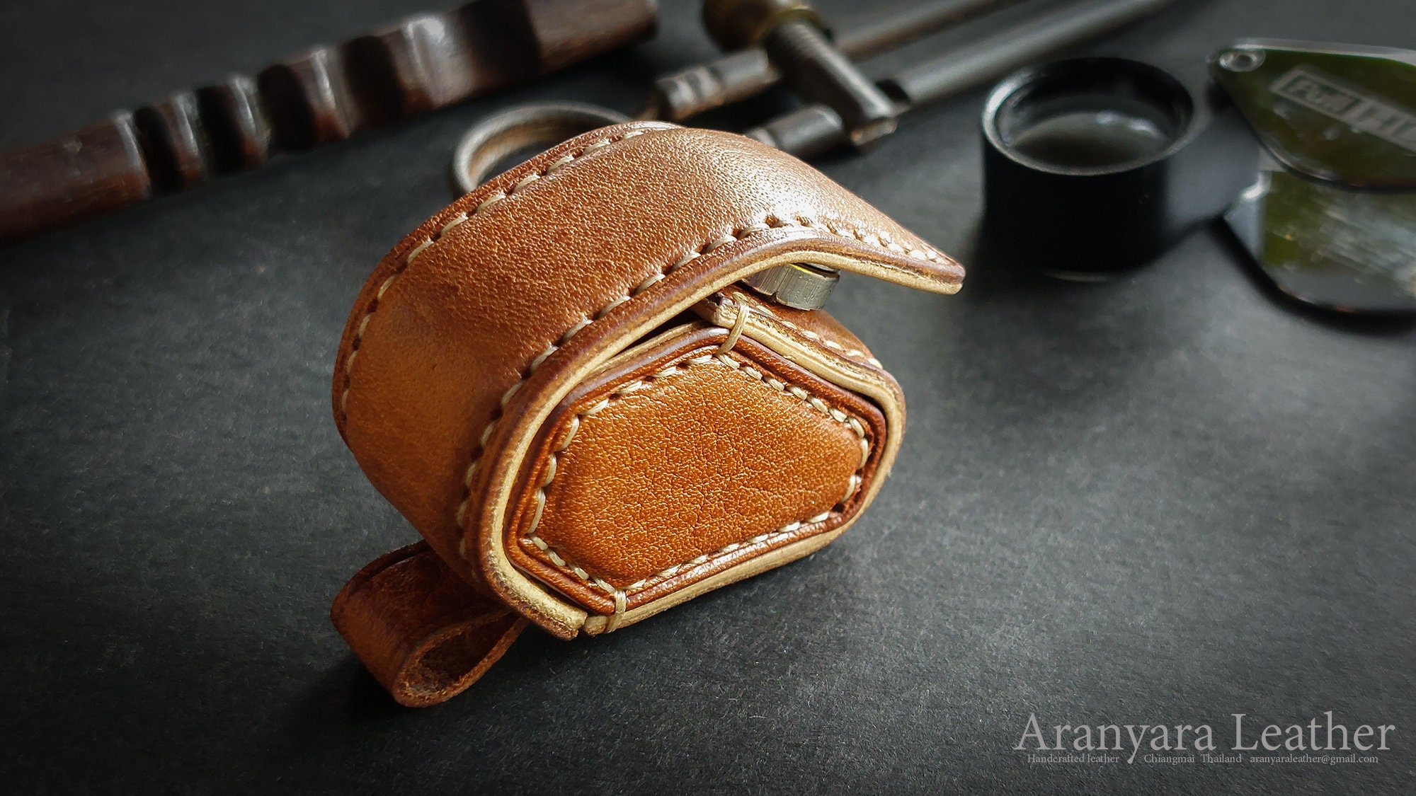 Handcrafted Loupe Leather Case - Etsy