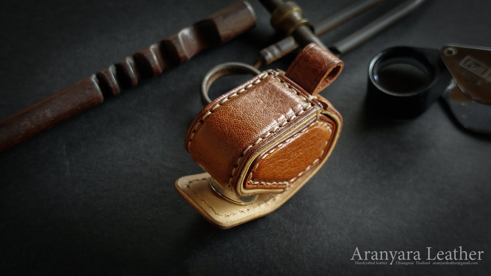 Handcrafted Loupe Leather Case - Etsy