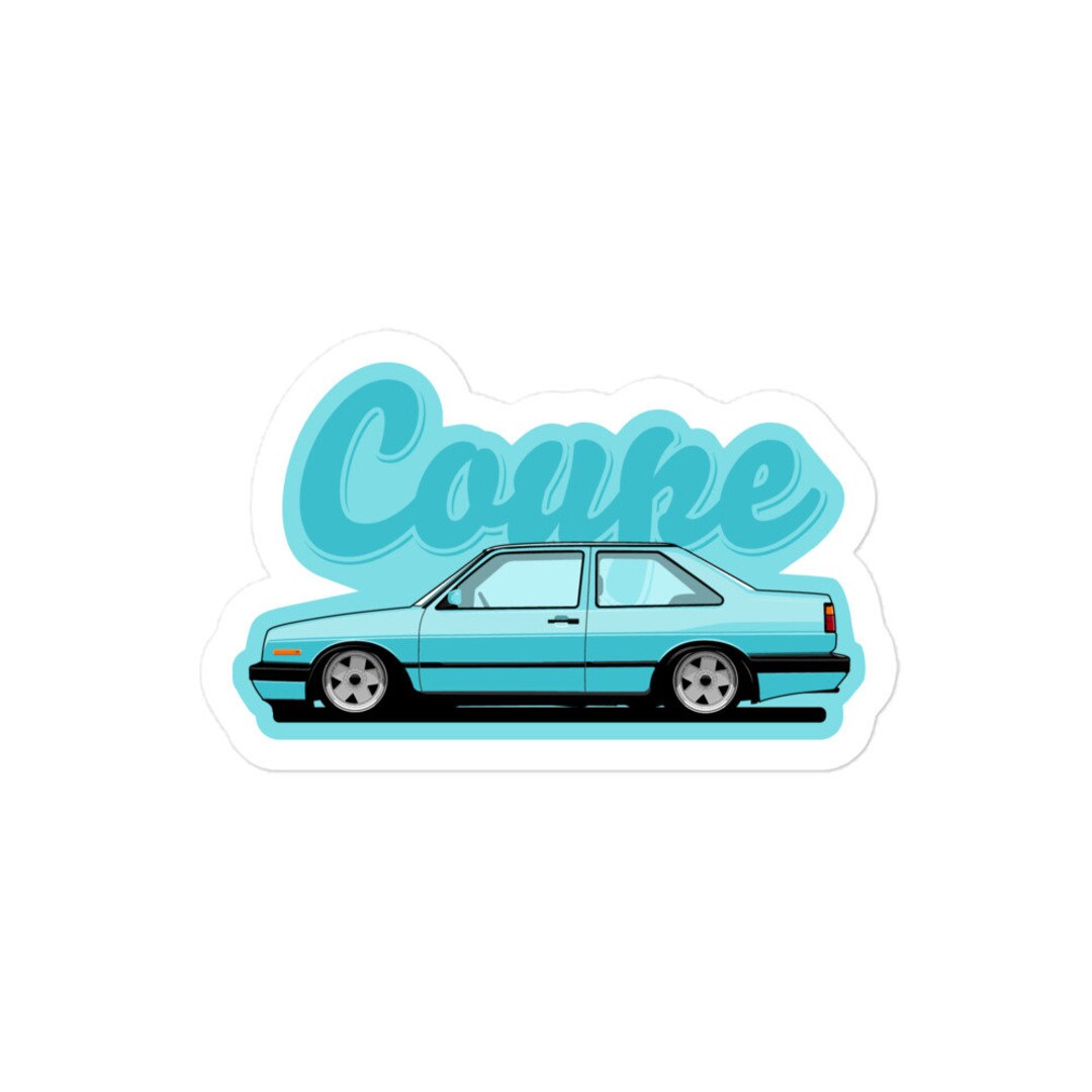 VW Jetta Mk2 Coupe Sticker - Etsy