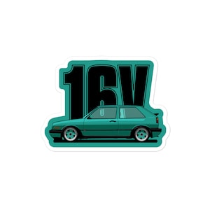 VW GTI 16V Mk2 Sticker - Etsy