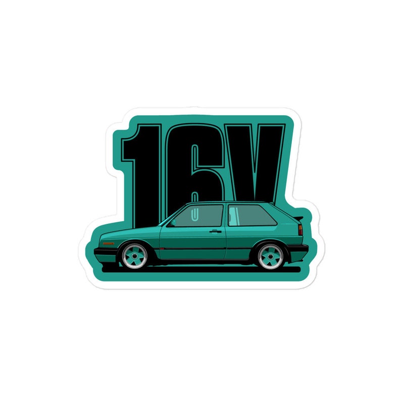 VW GTI 16V Mk2 Sticker - Etsy