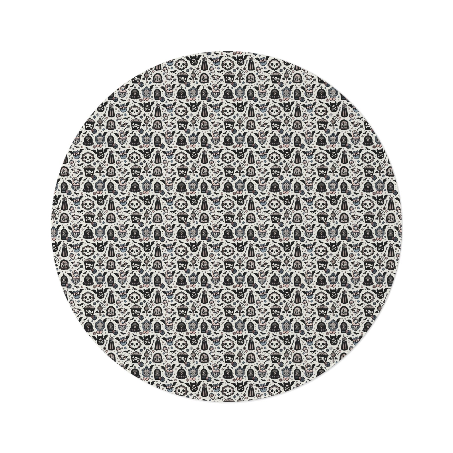 Goth Baby Nursery Round Rug. Gothic Newborn Gift. - Etsy
