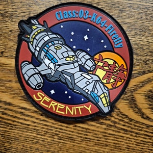 Firefly Serenity Velcro Backed PVC Patch - Etsy