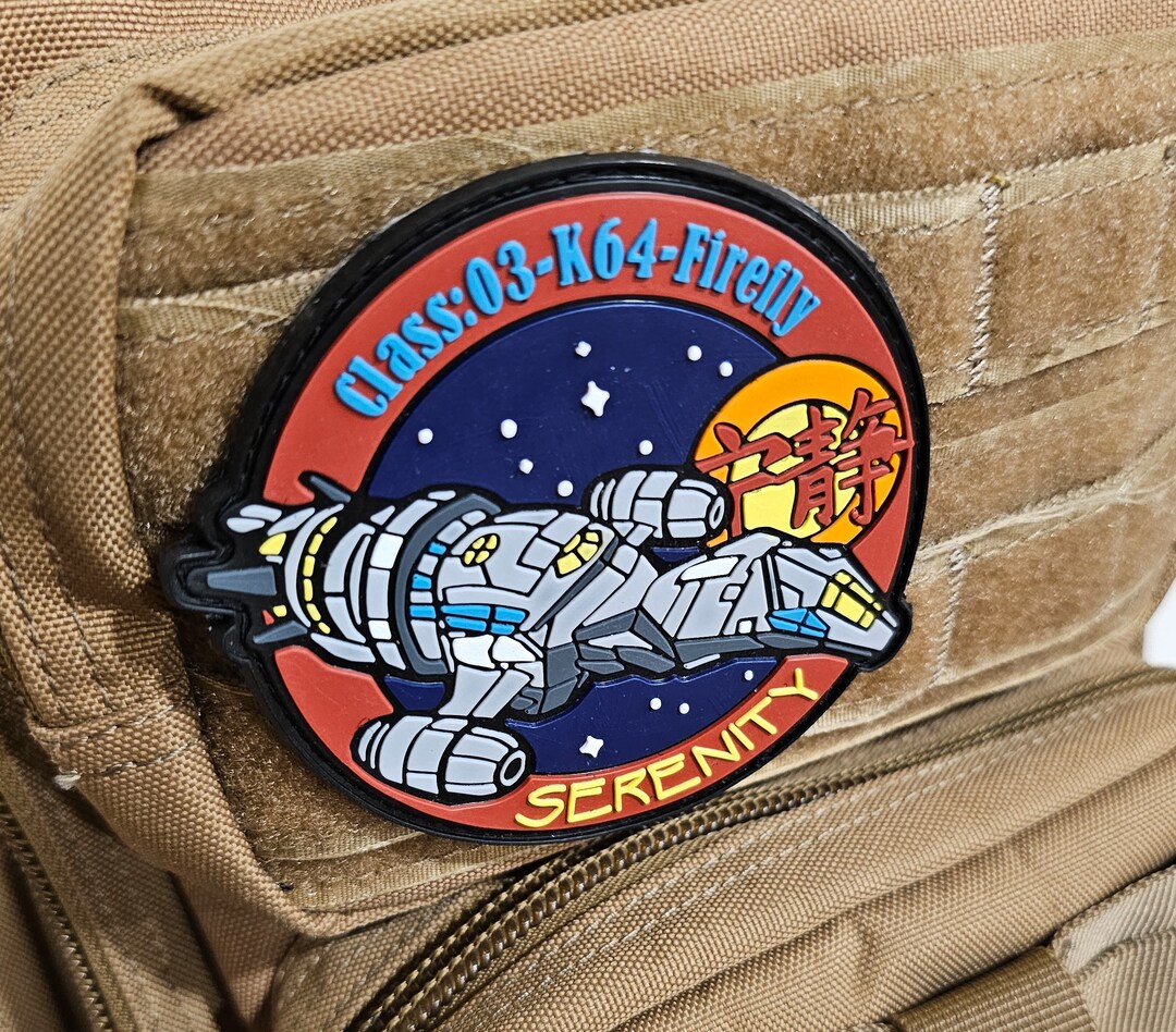 Firefly Serenity Velcro Backed PVC Patch - Etsy