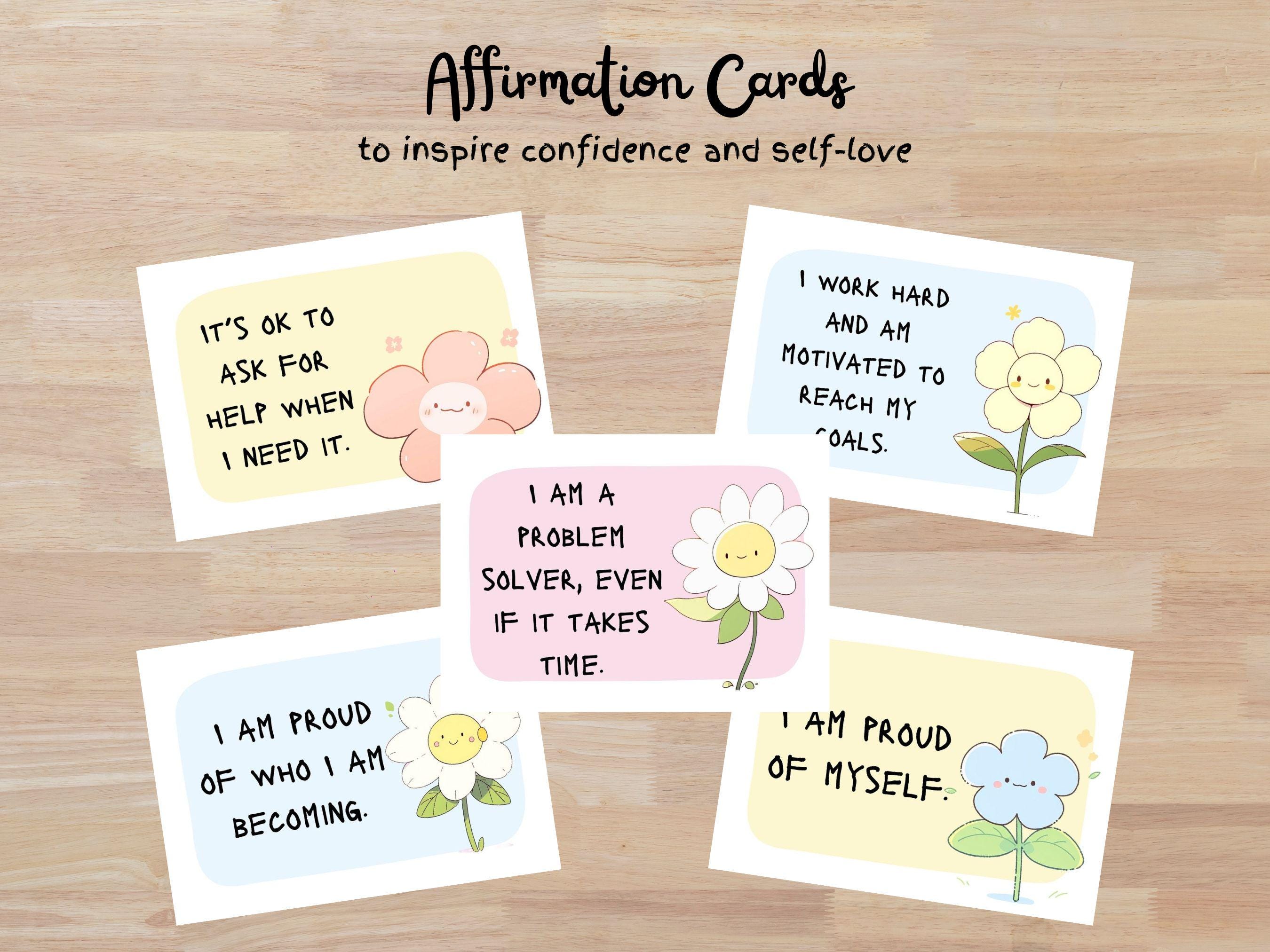 ADHD Anxiety Affirmation Cards for Kids: Social Emotional Learning ...