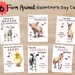 Printable Farm Animal Valentines Day Cards for Kids, Farm Classroom ...