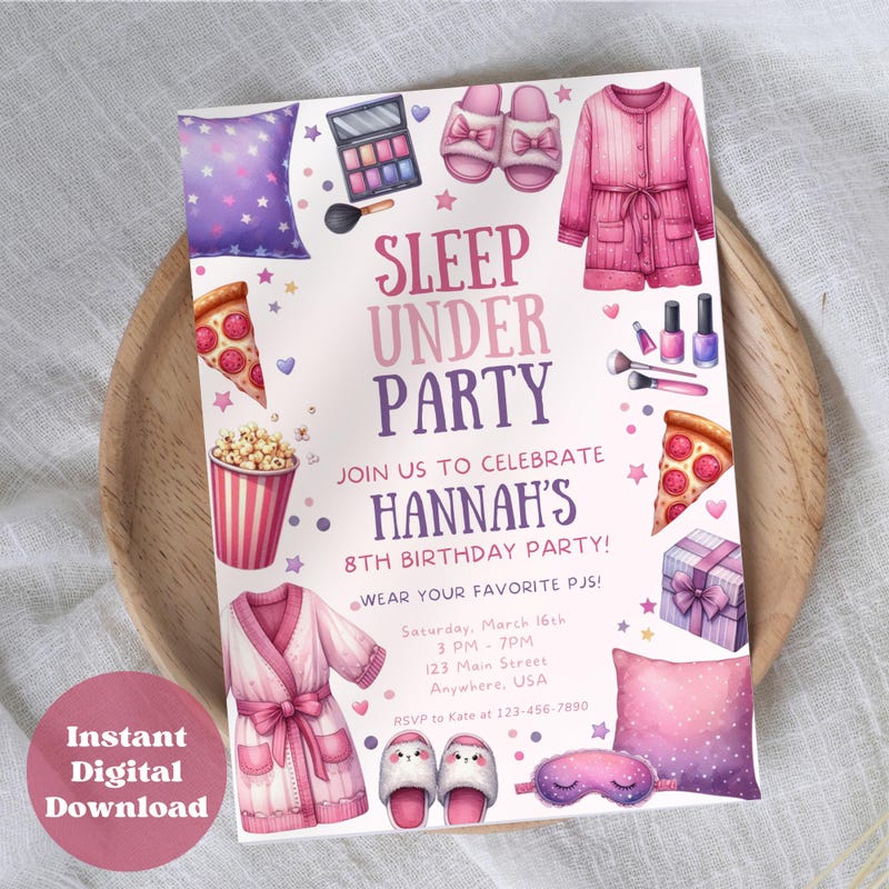 Makeup Pj Party - Etsy