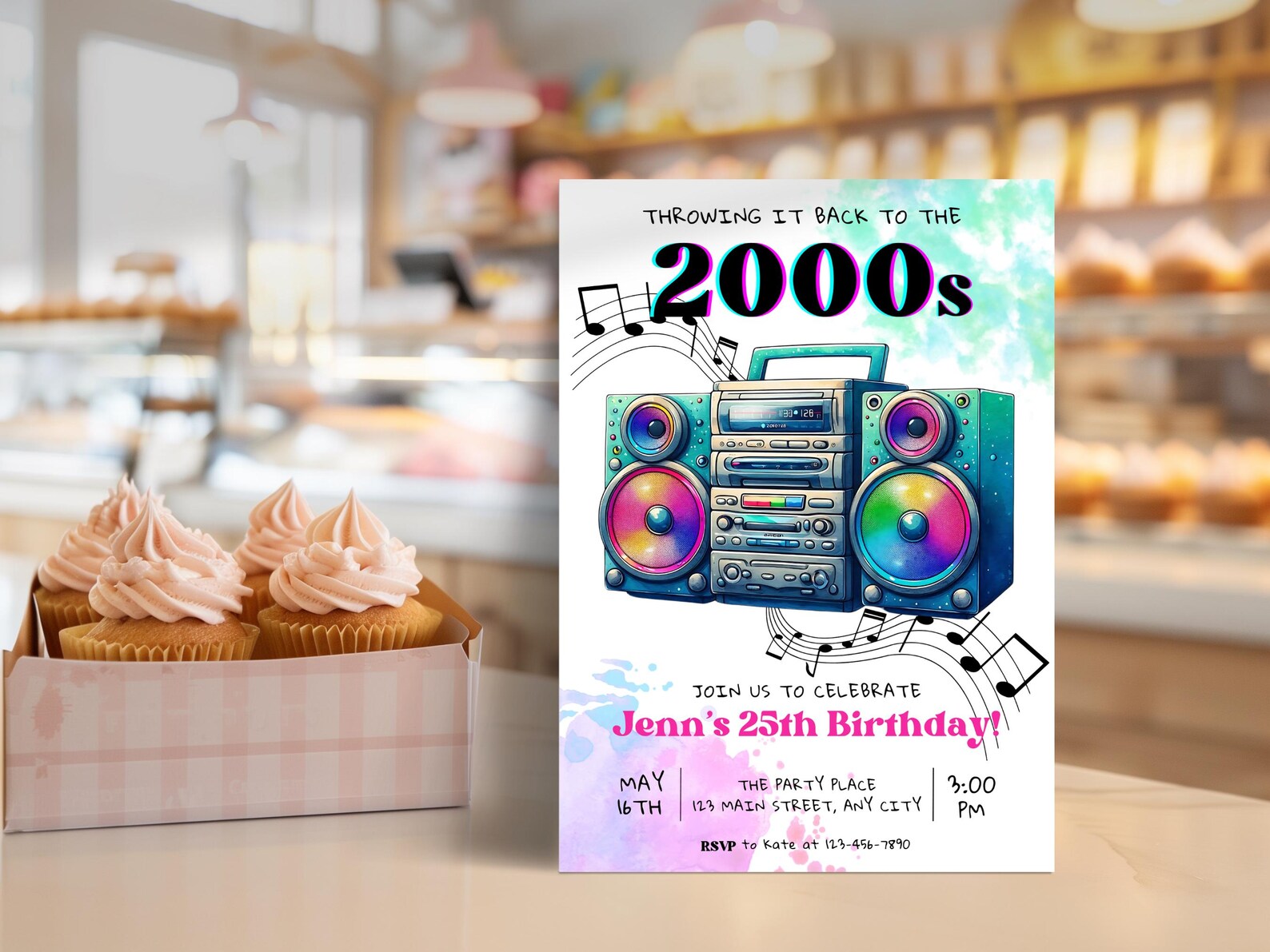 Digital Y2K Birthday Party Invitation, Retro 2000s Theme Invite, 2000s ...