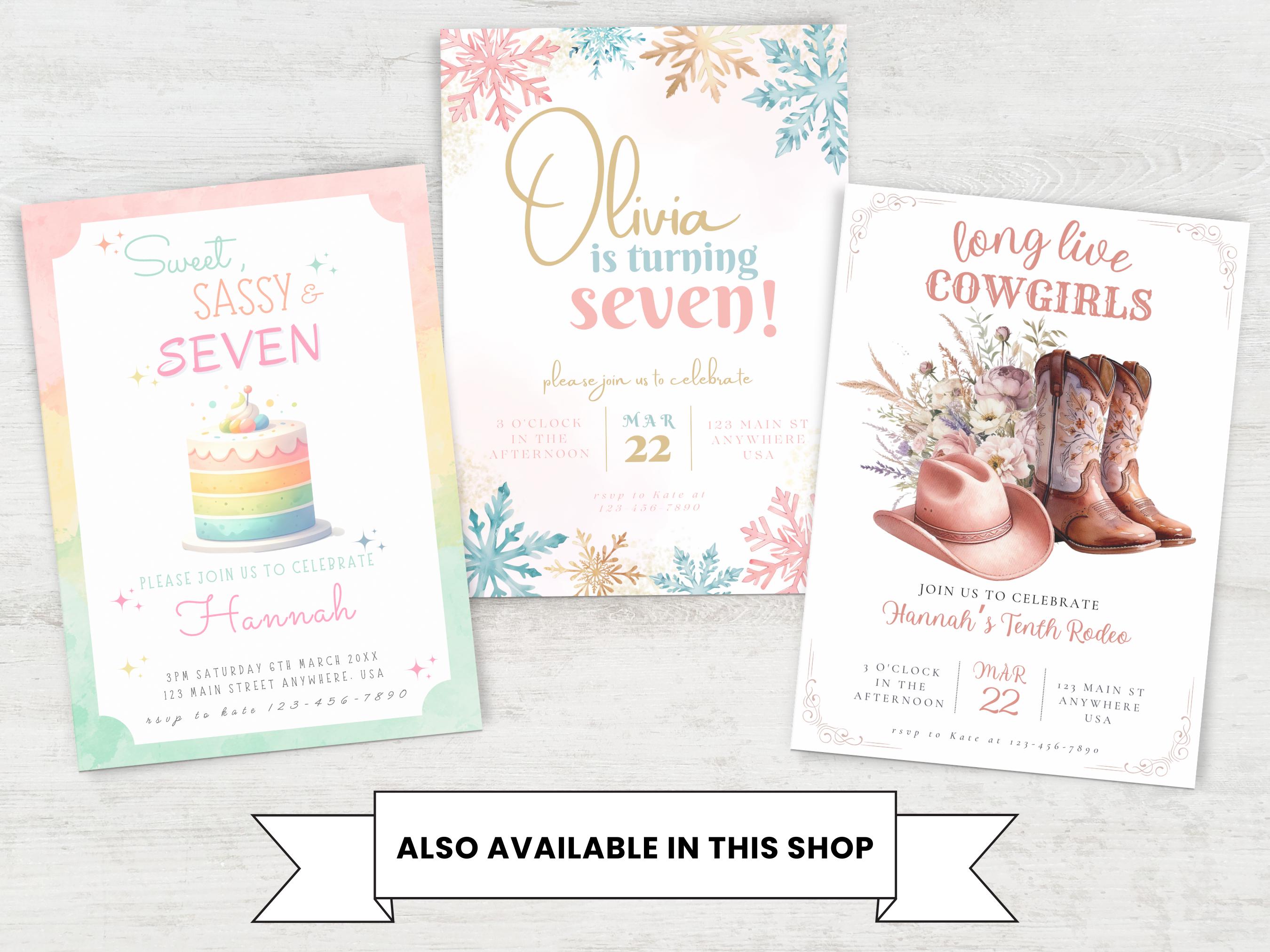 Editable Trucker Hat Bar Birthday Invitation, Girls Night Out Party ...