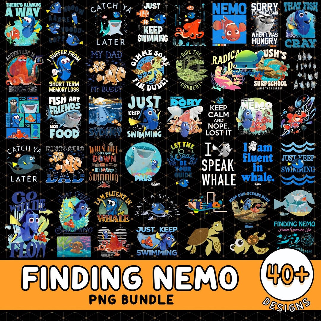 Finding Nemo Png Finding Nemo Candy Bar Wrapper Finding - Etsy