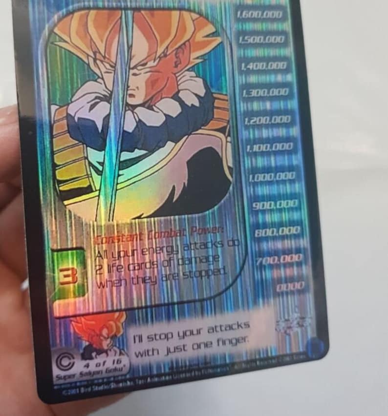 Dragon Ball Card Custom Goku Dragonball Z 159 DBZ - Etsy