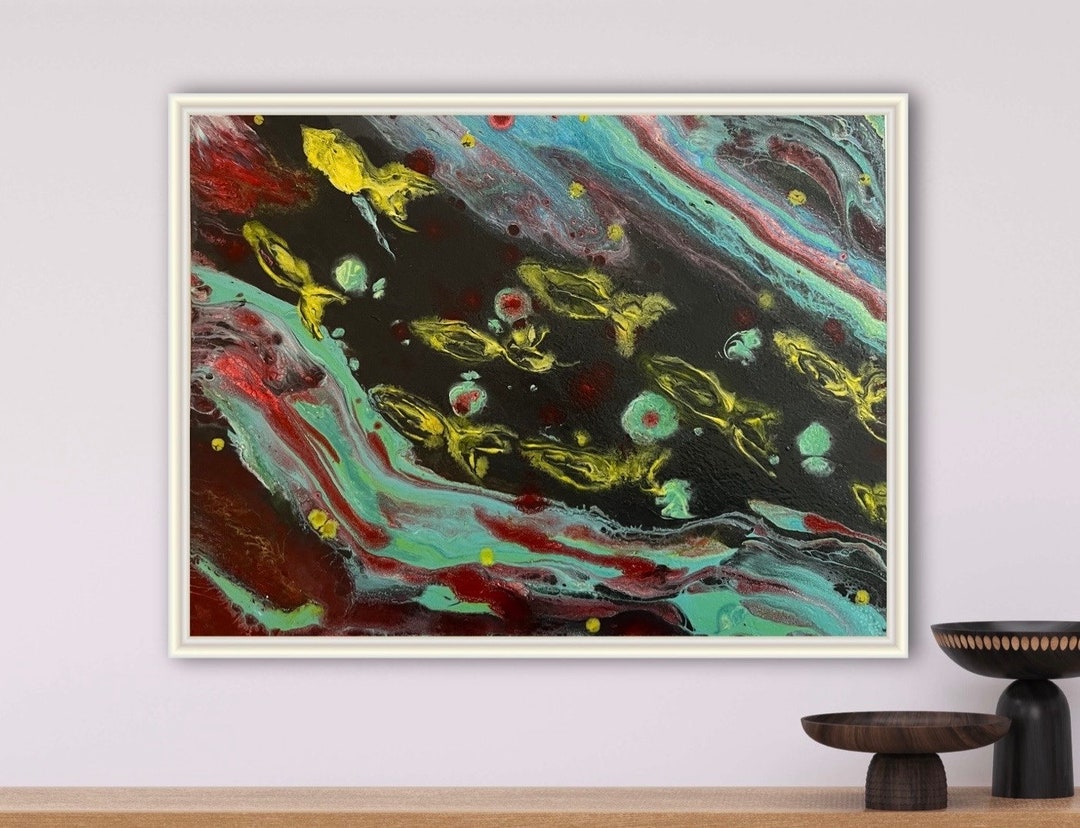 Digital Product of Original Cosmos Art. Fantasy Abstract Poster of ...