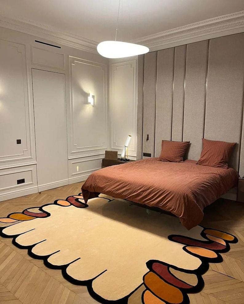 Bespoke New Pattern Rugs for Kids Hand-tufted 100% Wool Handmade Area ...