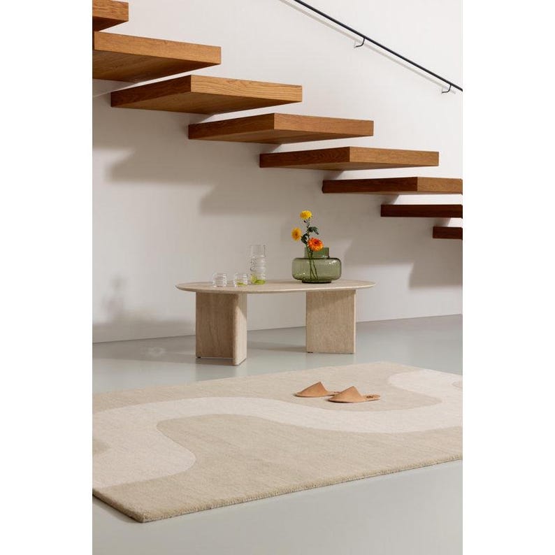 Hand Tufted Bespoke Modern Tufted Rug 100% Wool Handmade Area Rug for ...