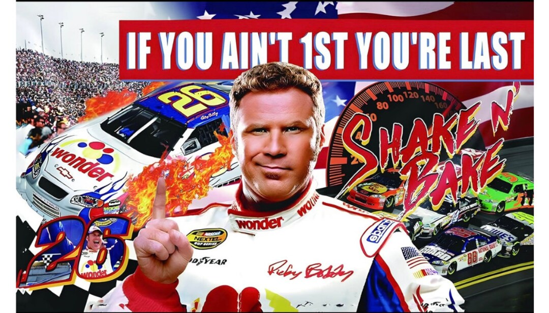 Ricky Bobby Motivational Wall Flag Inspirational Banner for - Etsy