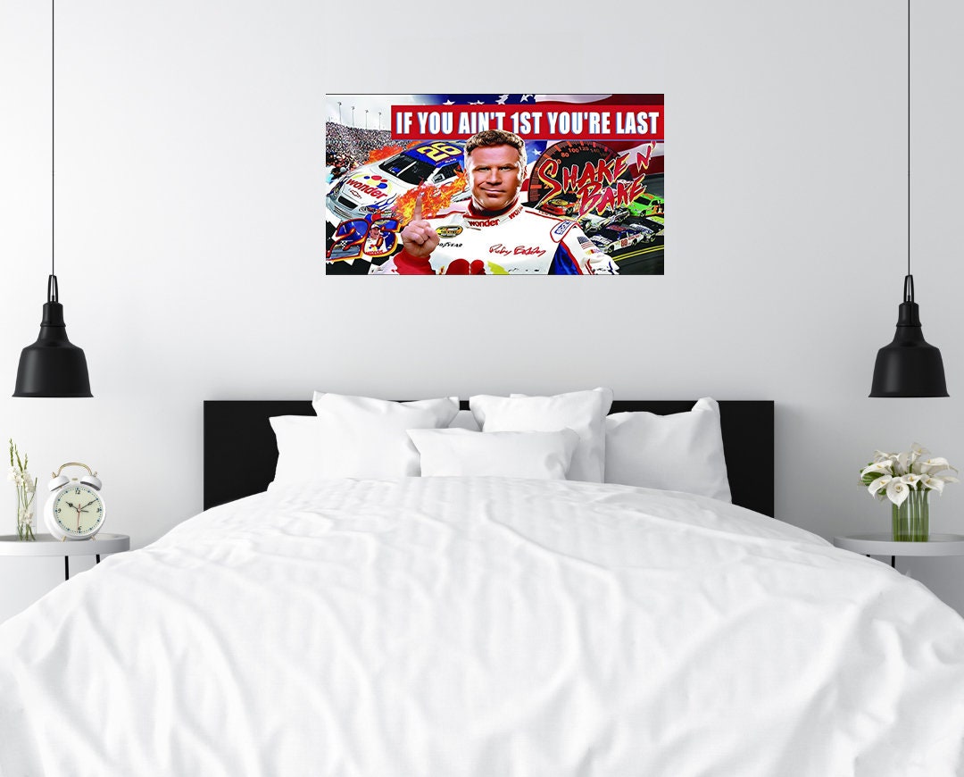 Ricky Bobby Motivational Wall Flag Inspirational Banner for - Etsy