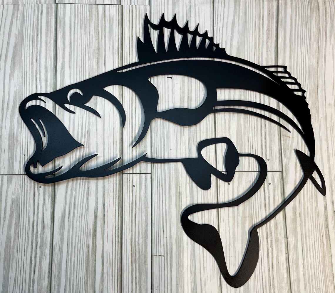 Fish Metal Plasma Cut Wall Art Home Decor - Etsy