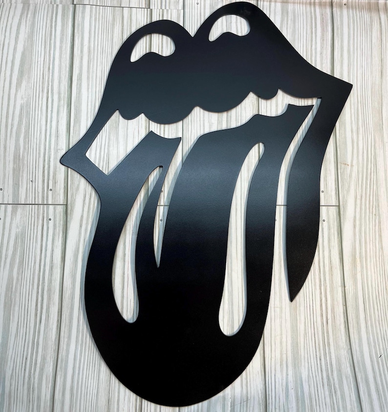 Rolling Stone Emblem Metal Plasma Cut Wall Art Home Decor - Etsy