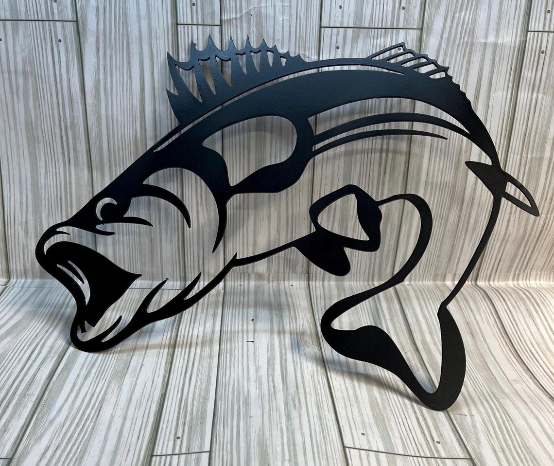 Fish Metal Plasma Cut Wall Art Home Decor - Etsy