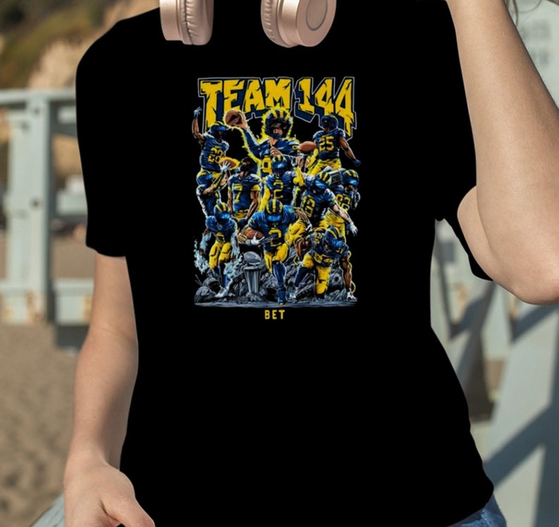 Michigan Wolverines Team 144 T-shirt Hoodie Sweatshirt, NCAA Michigan ...