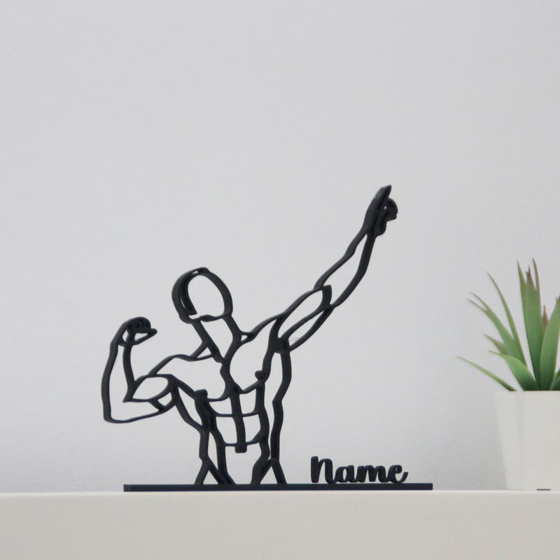 Personalisierte figur bodybuilder - Etsy.de
