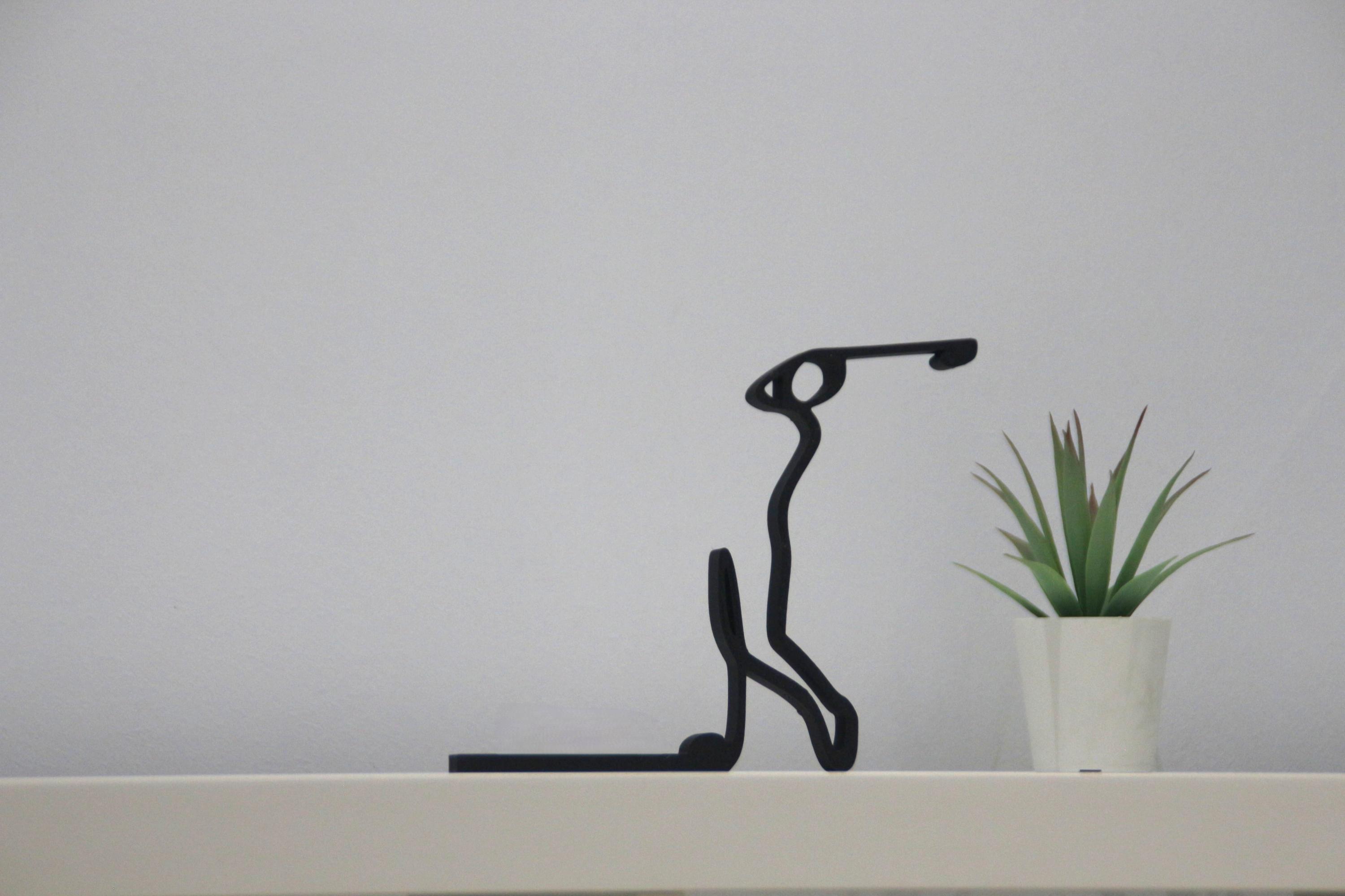 Golfer Personalized 3D Line Art, Golf Driver Name Plate, Golfer Gift ...