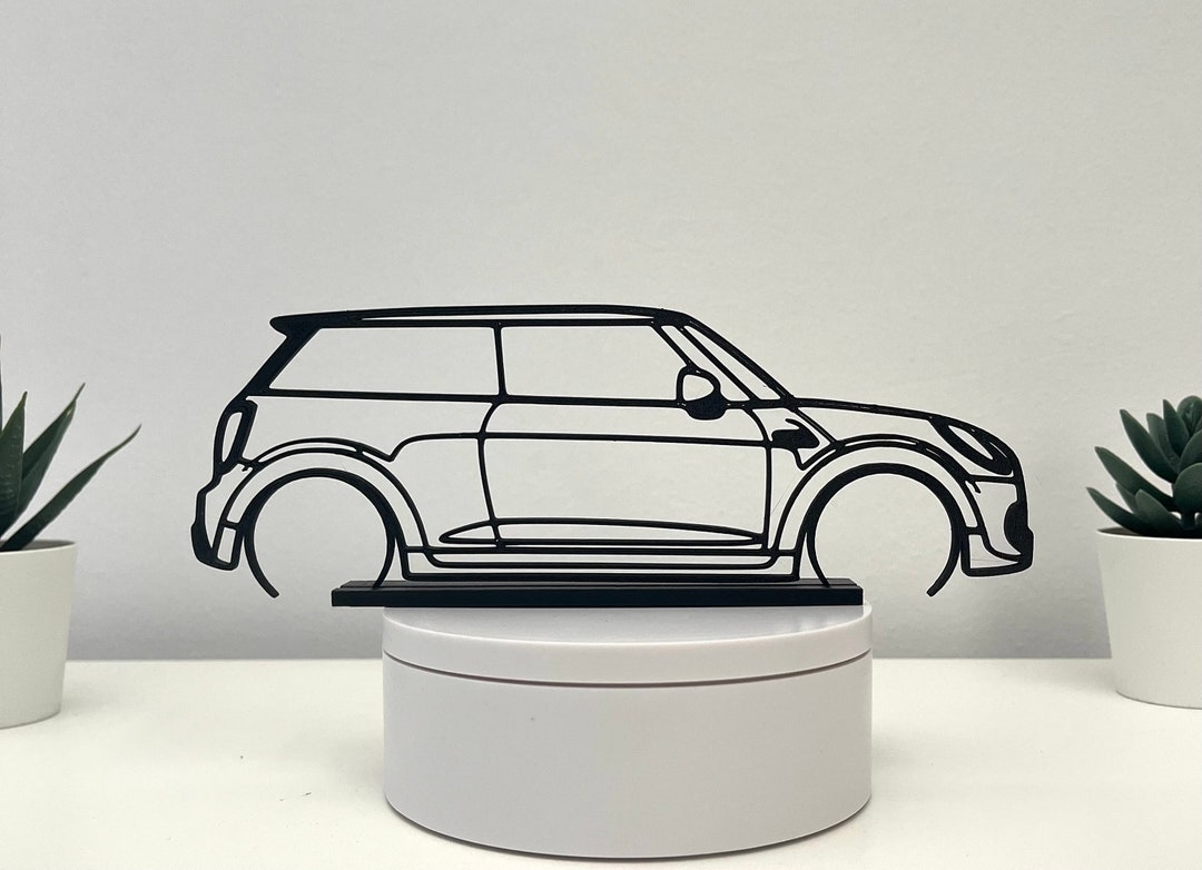 Mini Cooper S Cars Car Silhouettes Automobiles T For Car Lovers 3d Printing T For Him