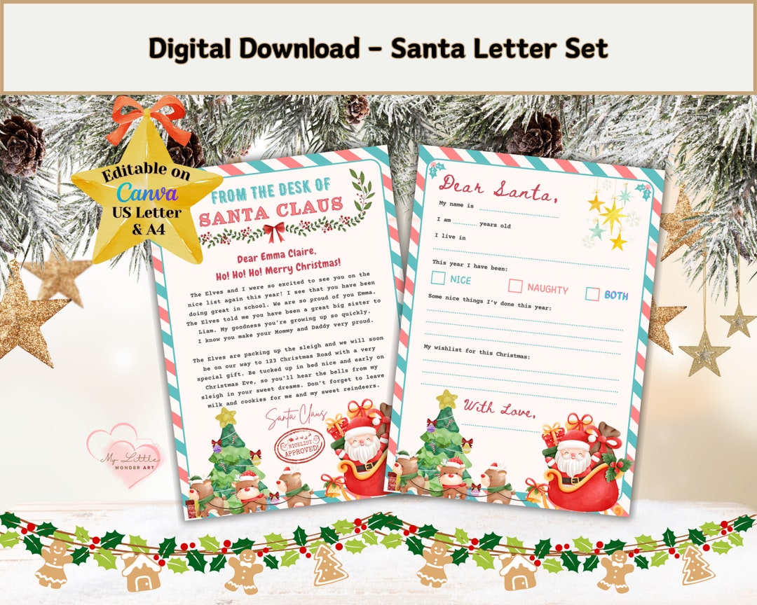 Letter From Santa Elf on the Shelf Ideas Elf on the Shelf - Etsy