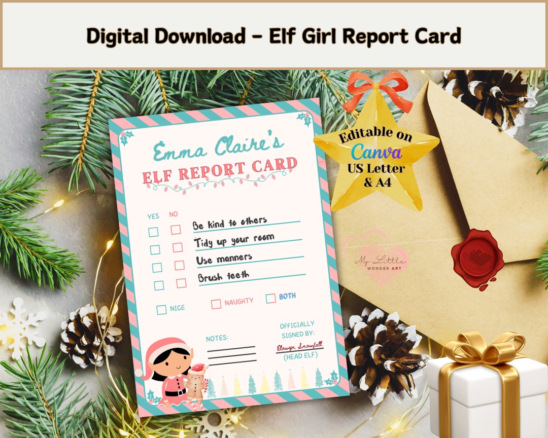 EDITABLE Elf on the Shelf Ideas, Elf on the Shelf Kit, Elf on the Shelf ...