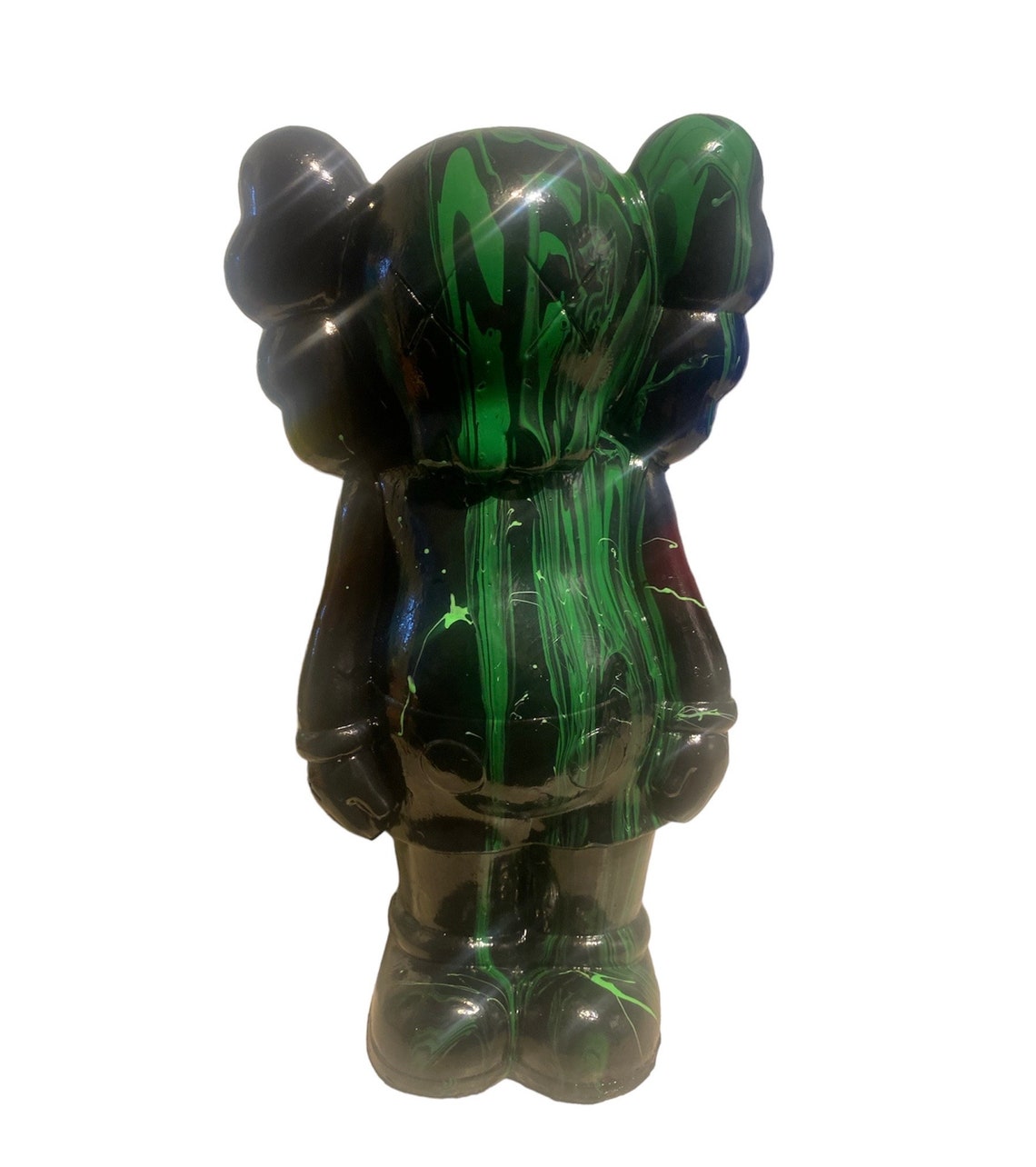KAWS DIY Fluid Art Figurine COIN Bank - Etsy