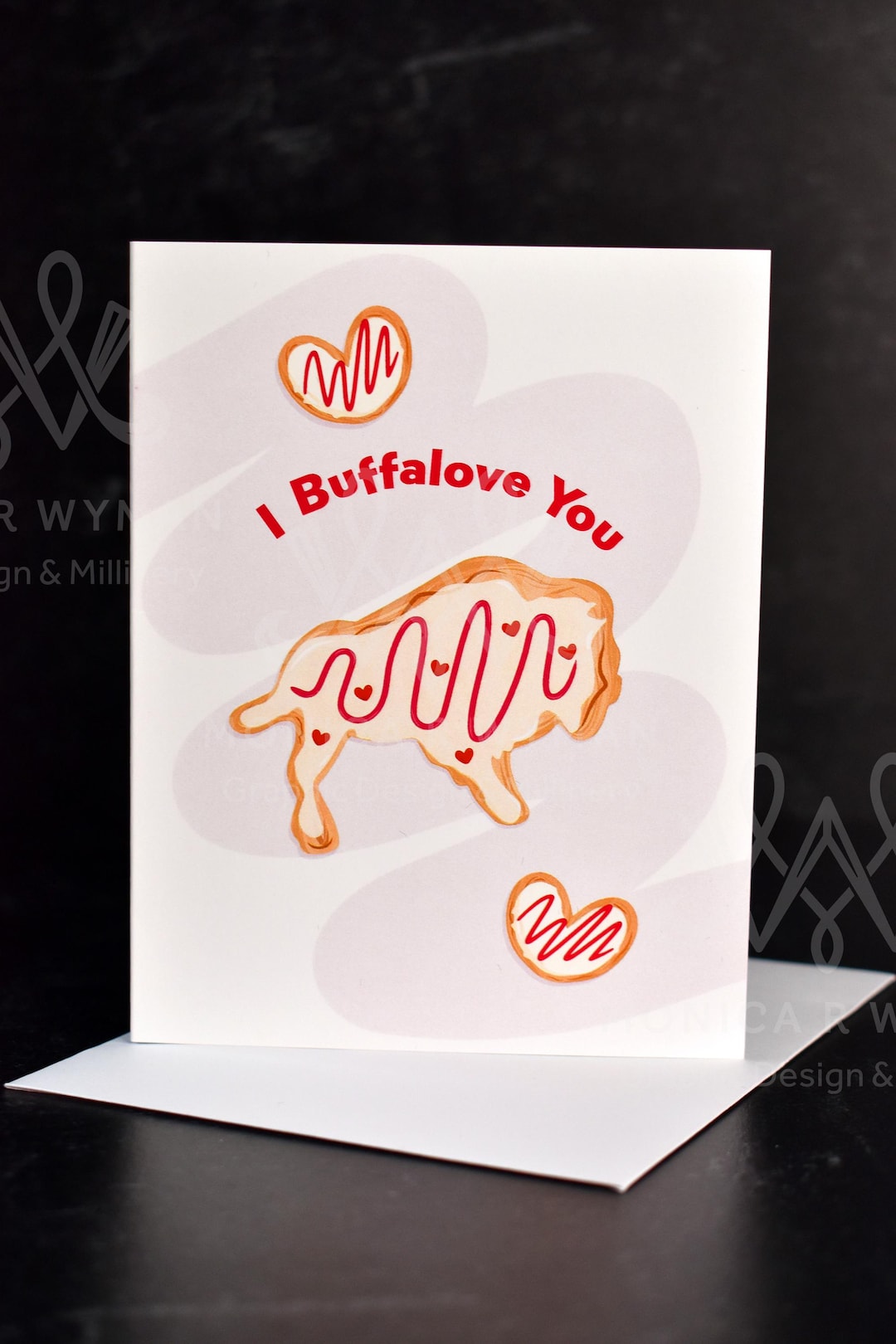 I Buffalove You Valentine's Day Card | Valentine's Day Card, Pastry ...