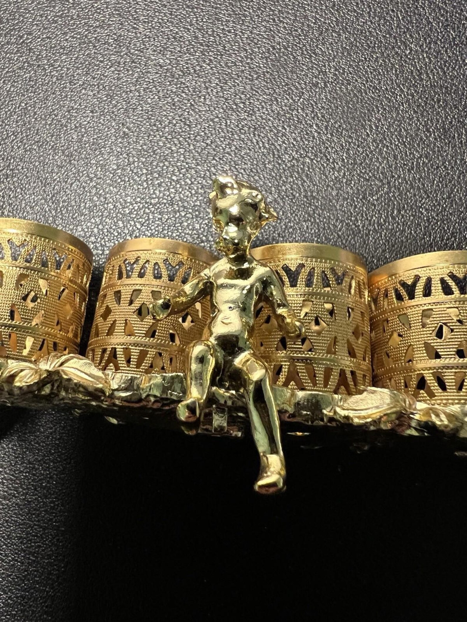 SF© 1960s Gold-tone Rococo Lipstick Holder With Cherub, 4x1.5” - Etsy