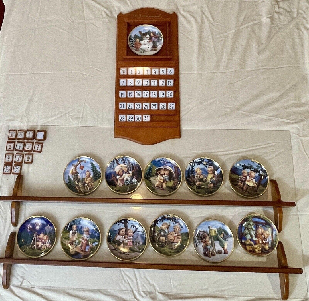 Hummel Vintage 1999 Seasons of Joy Perpetual Calendar Plates Displays ...